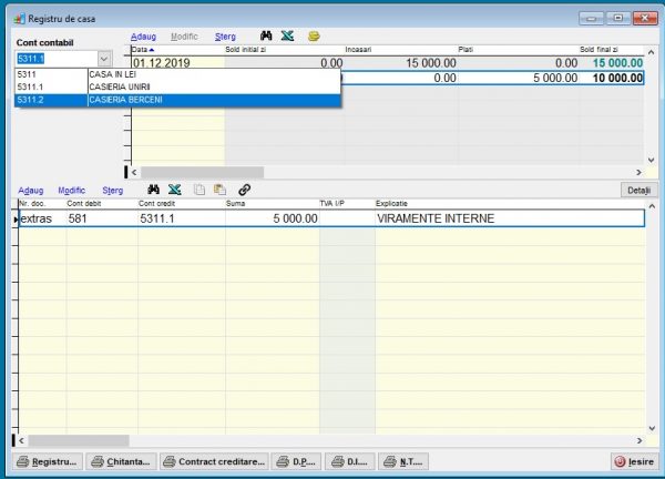 Cum utilizam contul 581 – Viramente Interne? Exemplu in SAGA | Scoala ...