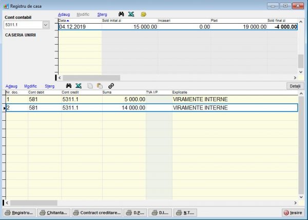 Cum utilizam contul 581 – Viramente Interne? Exemplu in SAGA | Scoala ...