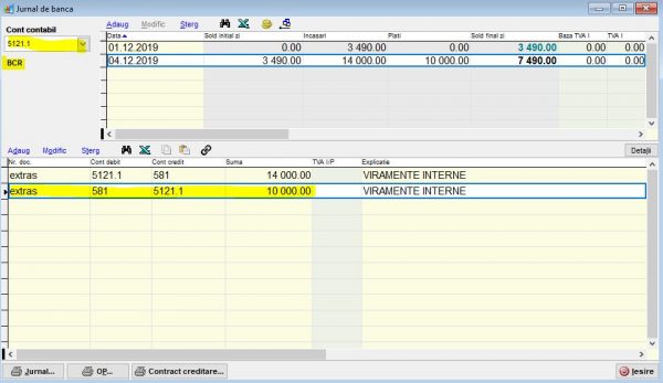 Cum utilizam contul 581 – Viramente Interne? Exemplu in SAGA | Scoala ...