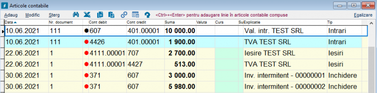 Metoda Inventarului Intermitent - Tratament în SAGA - Scoala de Contabili